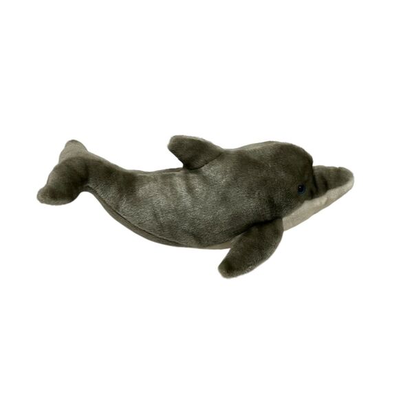 Sea World | Toys | Sea World Gray Dolphin Gray With Blue Eyes 4 Plush ...